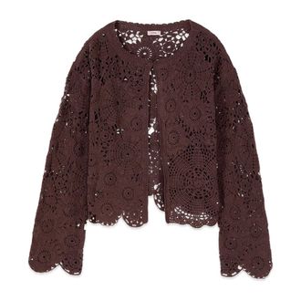 Oltre Damen, Strickwaren, Braun, XLGr&ouml;&szlig;e