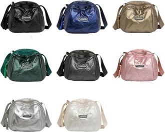 Generic Cymwer Sac &agrave; bandouli&egrave;re en cuir PU, grand fourre-tout, sac &agrave; bandouli&egrave;re tendance pour femmes (noir)