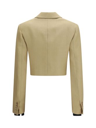 Max Mara Womens Buono Linen Jacket Sabbia