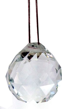 Deve Herbes Herstellern Herbes D&egrave;ve kkripa zum Aufh&auml;ngen, facettiertem Kristall Ball transparent