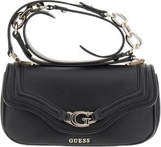 Guess sac &agrave; &eacute;paule bandouli&egrave;re Dea Crossbody Flap Bag Black noir