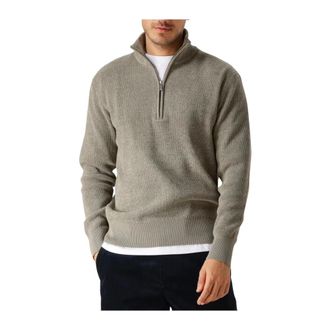 Selected Gr&uuml;ner High Neck Half Zip Pullover - - Sweatshirts & Hoodies - Herren - Gr&uuml;n - 2XL