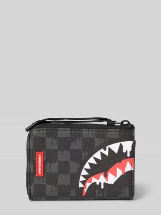 Sprayground Portemonnaie mit Label-Patch Modell DRIPPING SHARKS IN PARIS