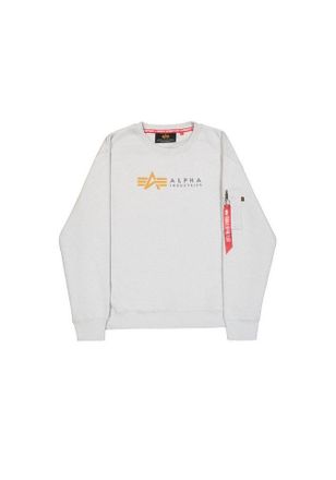 Alpha Industries Sweater Label Print Sweatshirt