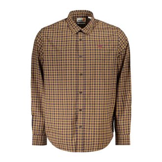 Timberland Chemise &agrave; carreaux &agrave; manches longues - Homme - Chemises - Jaune - Taille: M