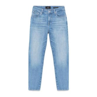 7 For All Mankind Femme, Jeans, Bleu, Taille: W28 Jean bleu avec fermeture éclair cachée et bouton