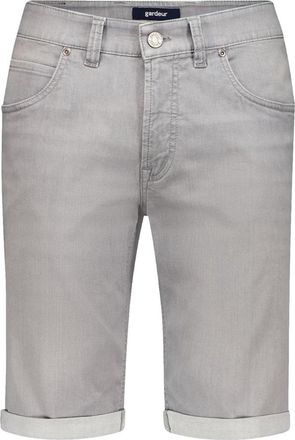 Gardeur Elastische Denim-Bermudas mit Beinumschlag, Modern Fit in