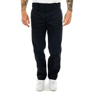 Dickies Slim Straight Work, Pantalon Homme, Bleu (Dark Navy), Taille Unique /L32 (Taille Fabricant: 36/32)