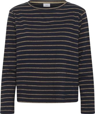 Saint Tropez Femme, Tops, Noir, Taille: 42 FR Long Sleeve Top