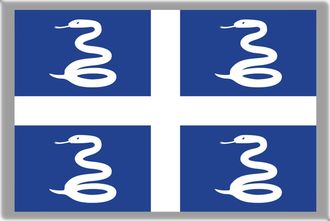 Generic Kühlschrankmagnet mit Martinique-Flagge