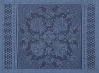 Le Jacquard Fran&ccedil;ais Le Jacquard Fran&ccedil;ais Tischsets (2X Set) Palais V&eacute;nitien Adriatique 36x50 cm Baumwolle