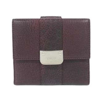 Gucci Portefeuille long Guccissima en cuir pr&eacute;-poss&eacute;d&eacute; - Femme - Pre-owned - Rouge - Taille: ONE Size