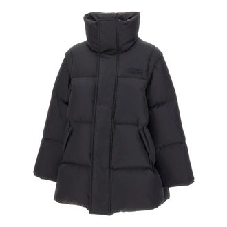 Maison Margiela Femme, Vestes, Noir, Taille: 36 FR Veste matelass&eacute;e convertible