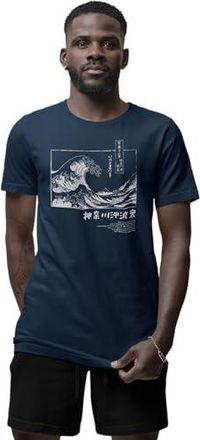 Cotton Division Homme Mehokusts009 T-Shirt, Navy, XL EU
