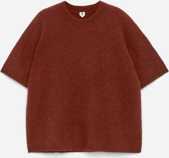 Arket Pullover Aus Alpakawolle Und Wolle -Orange