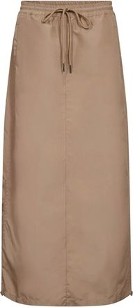 Co'Couture Femme, Jupes, Beige, Taille: 42 FR Midi Skirt