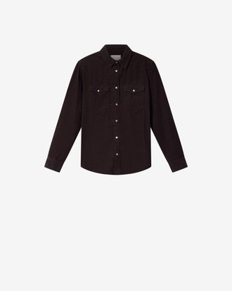 Isabel Marant Hemd Vasco - Herren - Coffee - Gr&ouml;&szlig;e Xs - Isabel Marant
