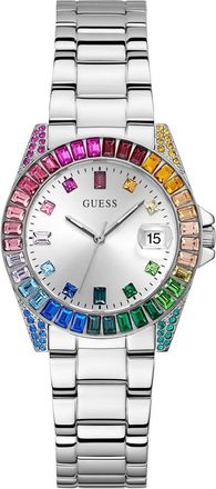 Guess Uhren - Quarz Analog Uhr Opaline - Gr. unisize - in Silber - für Damen