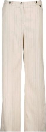 Am&eacute;lie & Am&eacute;lie Femme, Pantalons, Blanc, Taille: 46 FR Brindisi Raye Pantalon