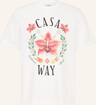 Casablanca T-Shirt Casa Way Orchid weiss