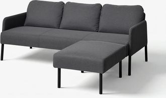 IKEA GLOSTAD 3er-Sofa mit R&eacute;camiere