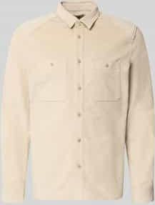 Drykorn Regular Fit Hemdjacke mit Kentkragen Modell NOVEN