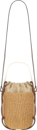 Chlo&eacute; Womens Bucket Bag Woody White Handbags Hand