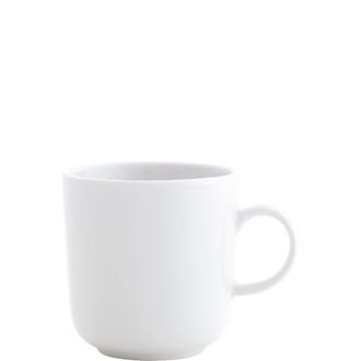 Kahla Pronto Kaffeebecher 0,30 l weiß | weiße Kaffeetasse aus Porzellan