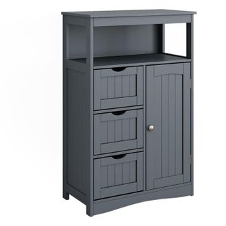 Vicco Midischrank Bianco, Grau, 56 x 86.5 cm