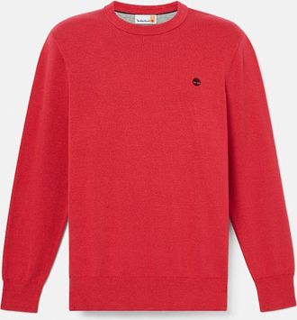 Timberland Williams River Baumwollpullover f&uuml;r Herren in Rot, Herren, Rot, Gr&ouml;&szlig;e