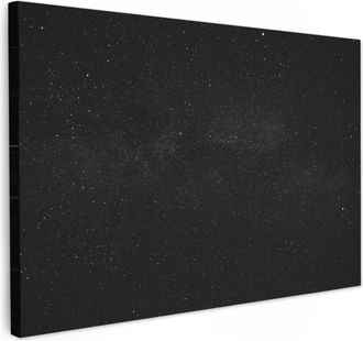 MuchoWow © Wandbilder Groß 120x80 cm XXL Schlafzimmer Home Deko Wohnung Bild Wohnzimmer Fotoleinwand Wand Bilder Schwarze Leinwand Wall Decor Wanddeko Schwarz 