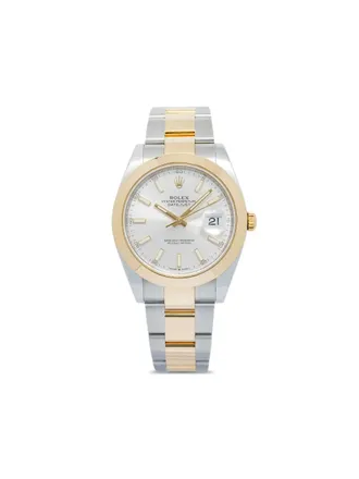 Rolex montre Datejust 41 mm - Argent