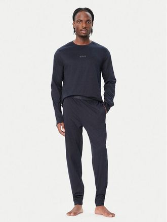 HUGO BOSS Pyjama 50571089 Dunkelblau Regular Fit