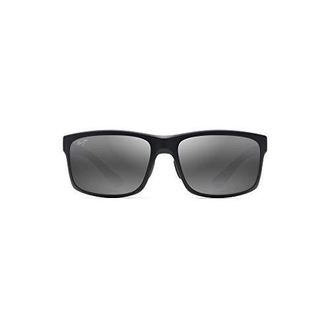 Maui Jim Pure Collection Pokowai Arch Gafas, Black Matte, 58-16-140 Unisex Adulto