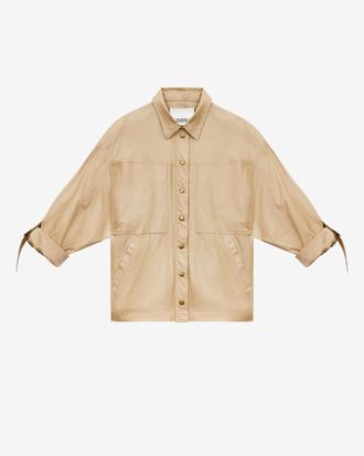 Isabel Marant Chemise Florania - Femme - Beige - Taille 34 - Isabel Marant