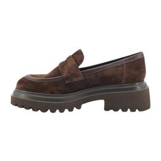 Frau Femme, Chaussures, Brun, Taille: 38 EU Mocassins