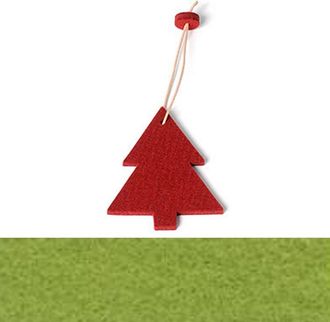 Hey Sign Hey-Sign Filz-Anhänger Tannenbaum - 9.5x8cm - maigrün