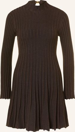 Maje Strickkleid Mit Cut-Outs braun