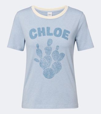 Chlo&eacute; Chlo&eacute; T-shirt en coton &agrave; imprim&eacute;