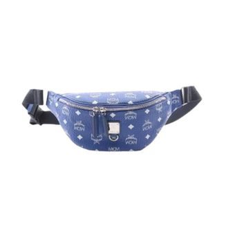 MCM Sac banane Pre-owned Visetos - unisex - Pre-owned - Bleu - Taille: ONE Size