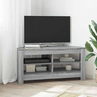 vidaXL vidaXL MeubleTVdAngle Gris Sonoma 102 x 40,5 x 45 cm