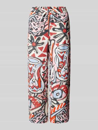 Christian Berg Culotte aus Leinen mit U-Boot-Ausschnitt