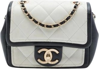 Chanel Pre-owned Vintage Mini Sac bandouli&egrave;re - Femme - Pre-owned - Blanc - Taille: ONE Size