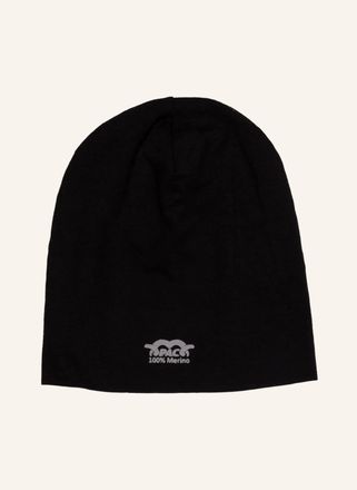 P.A.C. Multifunktionsm&uuml;tze Aus Merinowolle schwarz