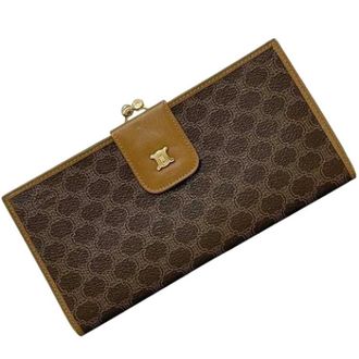 Celine Portefeuille long vintage (bi-fold) Pre-owned - Femme - Pre-owned - Brun - Taille: ONE Size