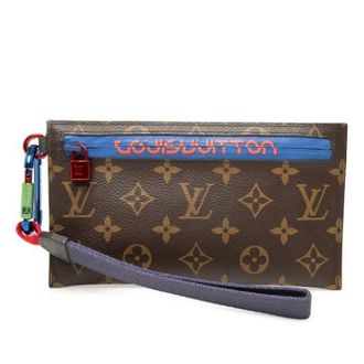 Louis Vuitton Pre-owned Pochette en toile Monogram - Femme - Pre-owned - Brun - Taille: ONE Size