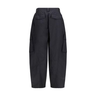 Dolce & Gabbana Mens Black Cotton Cargo Pants