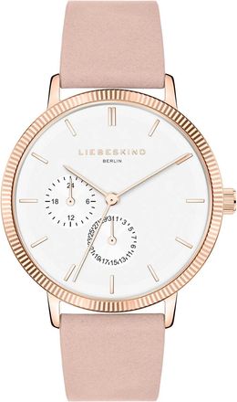 Liebeskind Liebeskind Berlin Uhren - Echtleder Armbanduhr - Gr. unisize - in Rosa - f&uuml;r Damen