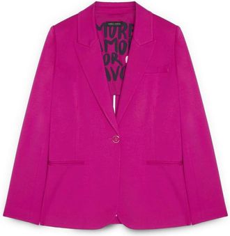 Fiorella Rubino Femme, Vestes, Rose, Taille: 48 FR Punto Milano Blazer
