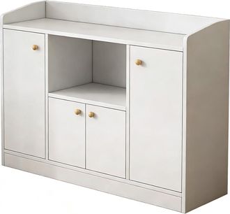 Generic Sideboard, in DREI Farben erh&auml;ltlich Multifunktionaler Schrank mit verl&auml;ngerter Arbeitsplatte Gro&szlig;z&uuml;giger Stauraum in Mehreren Ebenen Passt zu verschi